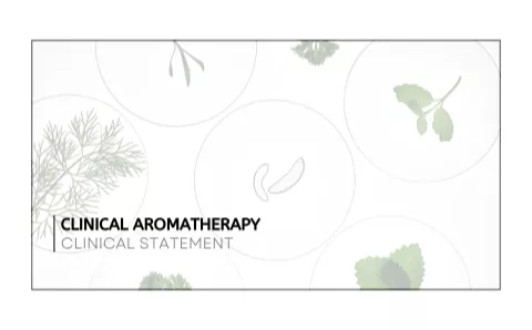Clinical Aromatherapy - Australian College of Aromatherapy