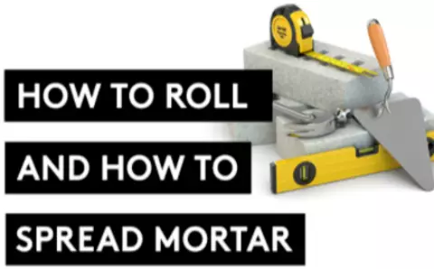 How To Roll And How To Spread Mortar - NOCN Client Demo